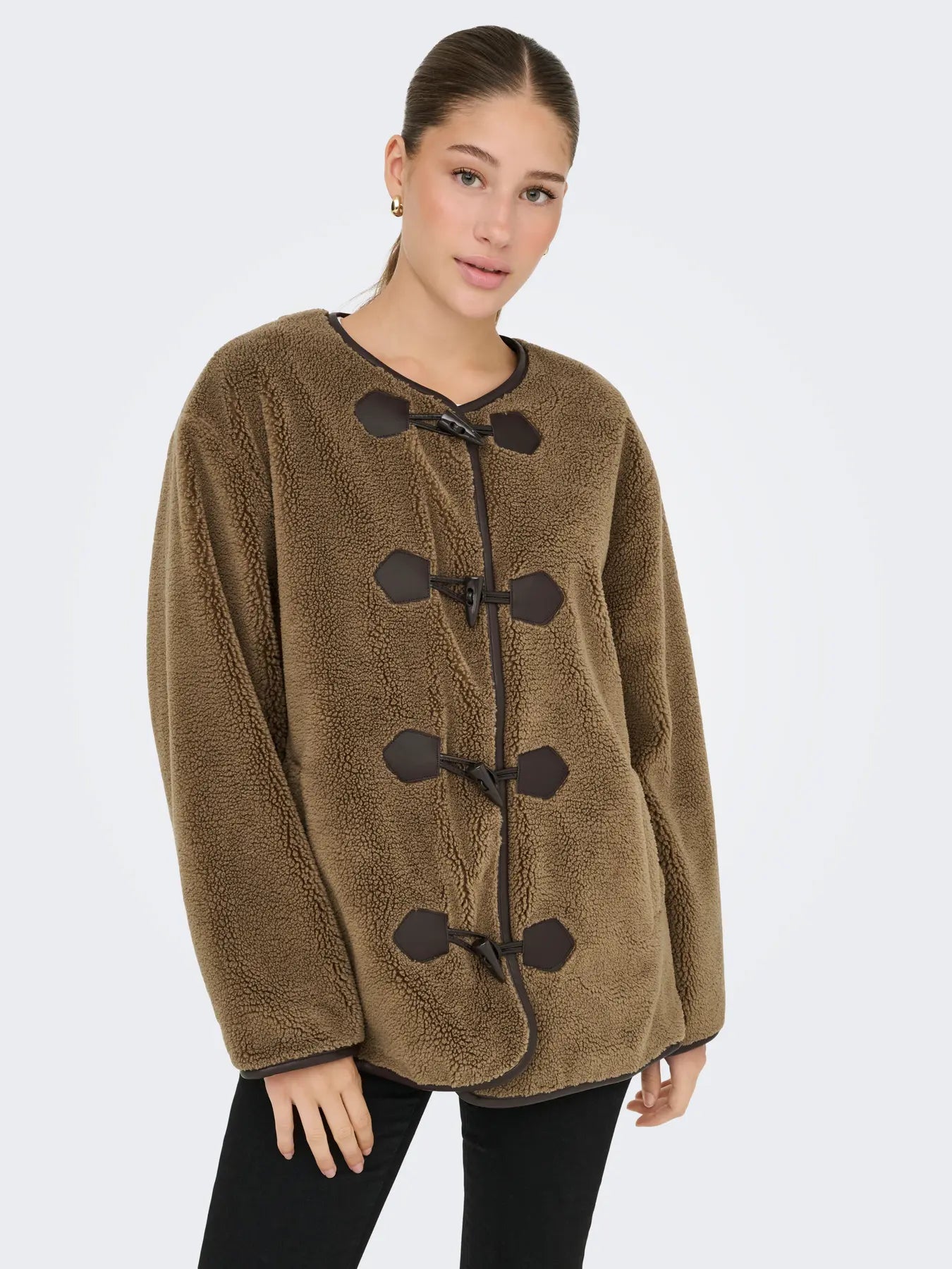 Mali Faux Fur Duffle Coat – RUBY ROOM